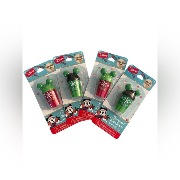 Disney | Makeup | Set Of 4 Disney Mickey Mouse Lip Balm New In ...